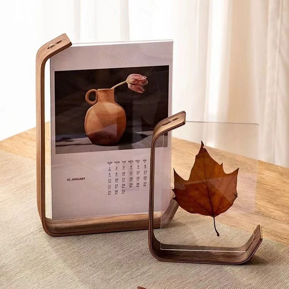 DIY-Double-Sided-Acrylic-Photo-Frame-Stand-Herbarium-Display-Picture ...