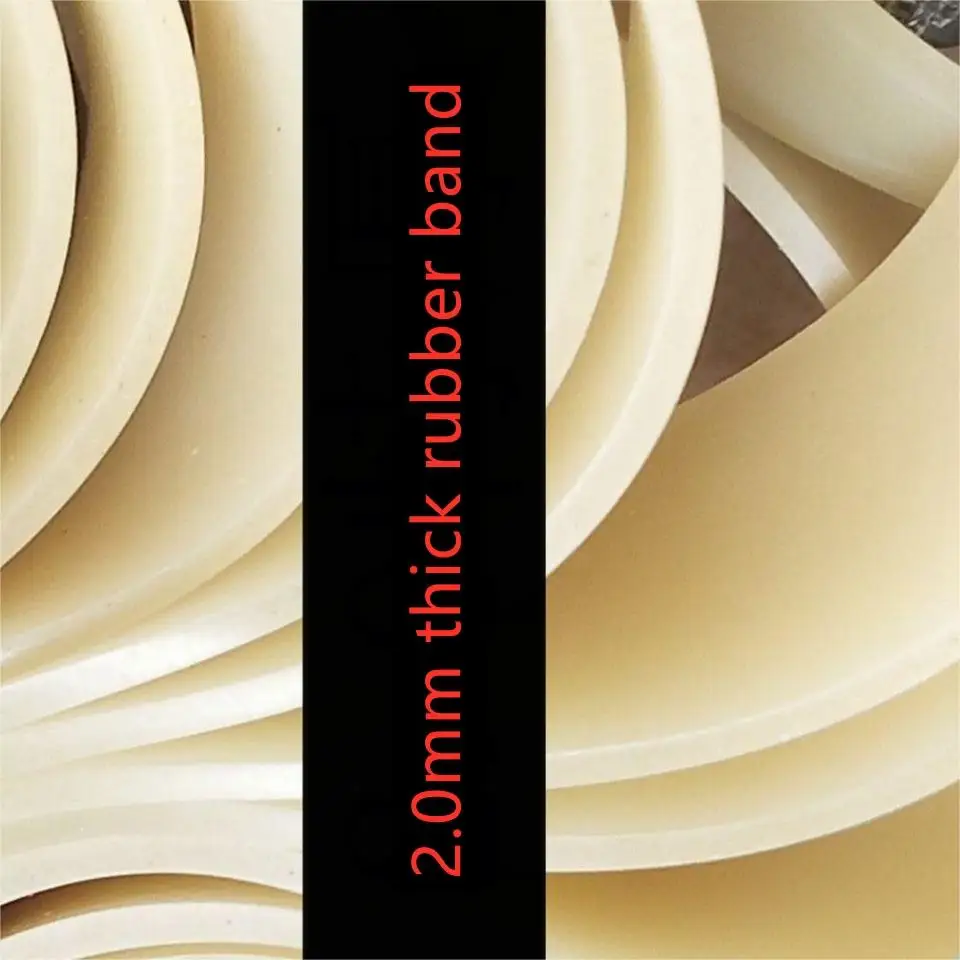 2 mm Thickness Flat Rubber Bands Tatural Latex Material Outdoor ...