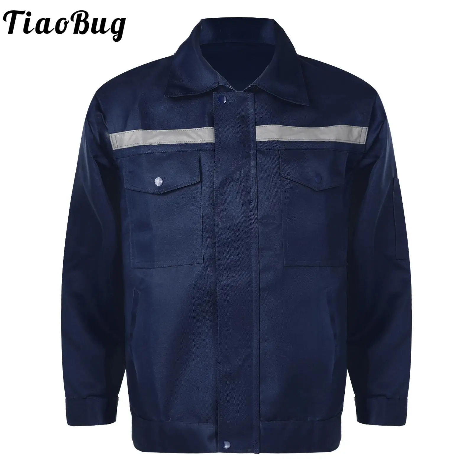 Workshop-Uniform-Top-for-Men-Work-Wear-Warehouse-Factory-Mechanic-Auto ...