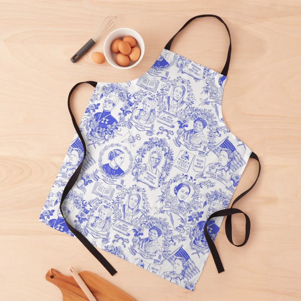 Feminist Pioneers Toile in Royal Blue with Women from Around the World ...