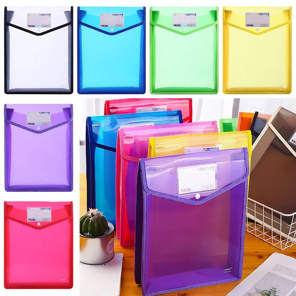 A4 File Folders Large Capacity Office Stationery Storage Folder ...