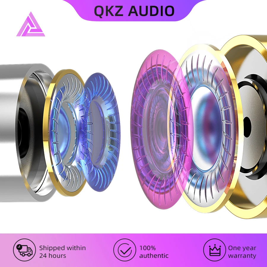 QKZ x HBB Khan 2 DD Driver HiFi Earphone In Ear Monitor IEM 3D Printed ...