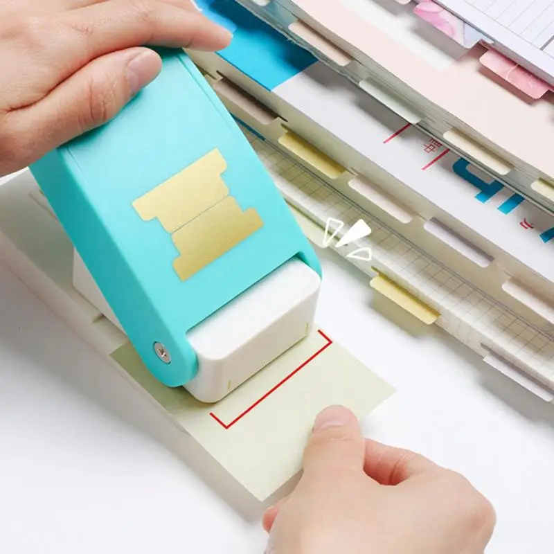 Loose-Leaf-Separator-Label-Punch-Data-Embossing-Tool-Tab-Punch-Paper ...