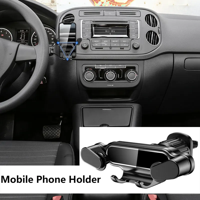 Gravity Car Phone Holder For Volkswagen Tiguan MK2 Air Vent Clip Mount ...