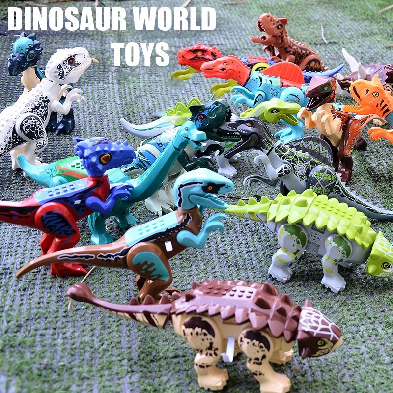 With-Sound-Dinosaur-World-Building-Blocks-T-Rex-Velociraptor ...