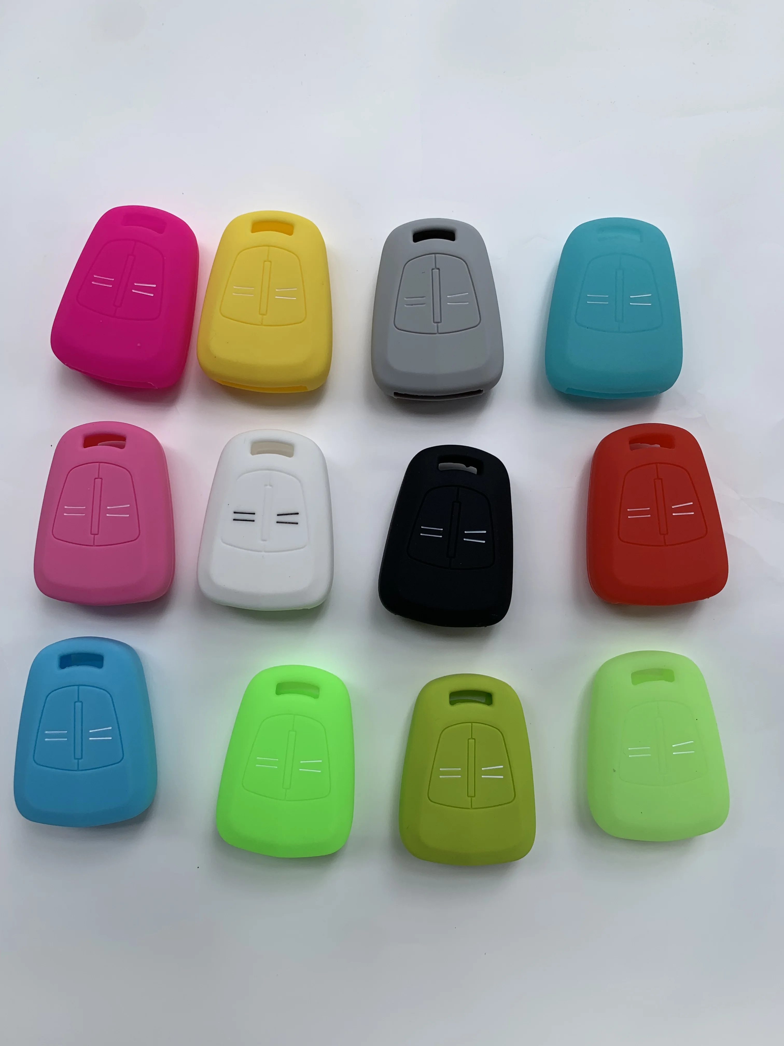 1Pc New Car Key Case Auto Cover Silicone For Opel Vauxhall Corsa Agila ...