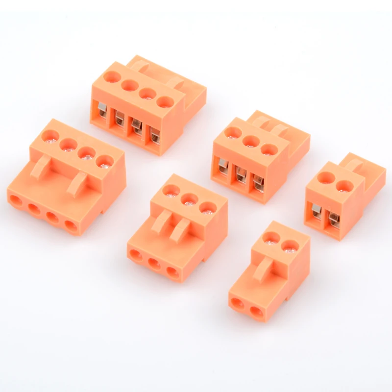 50PCS HT3.96 HT396K HT3.96K 2P3P4P-12P PCB Terminal Block 15EDGK 3.96mm ...