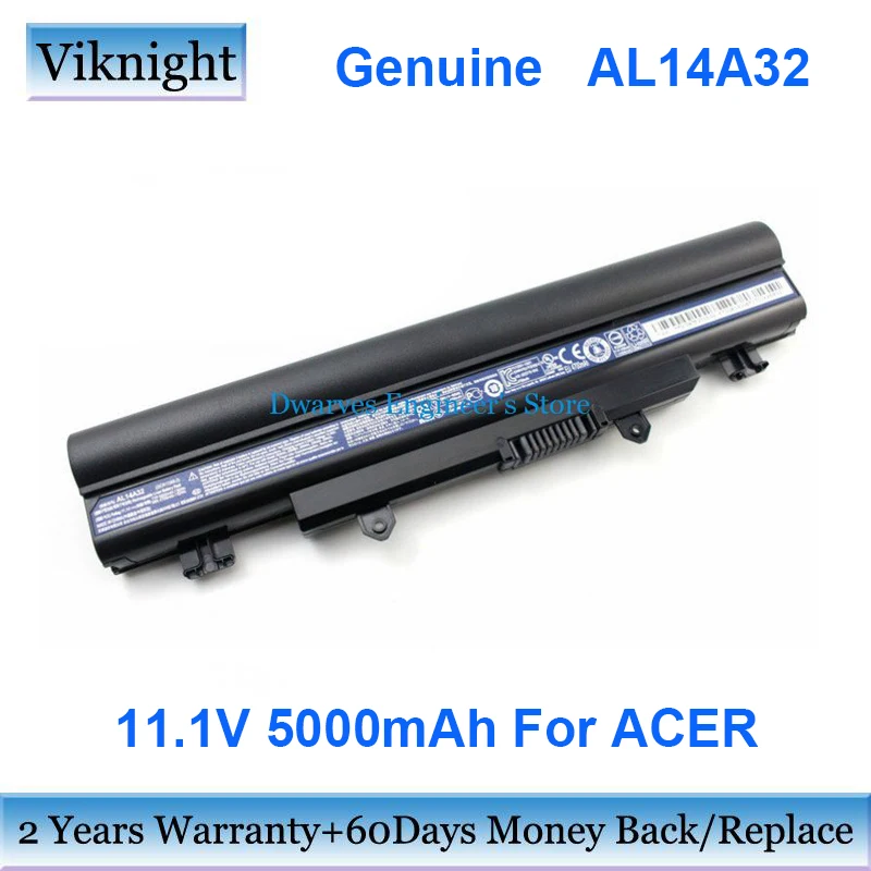 Original 11.1v Al14a32 Battery For Acer Aspire Z5wah E5-511 E5-571 E5 ...