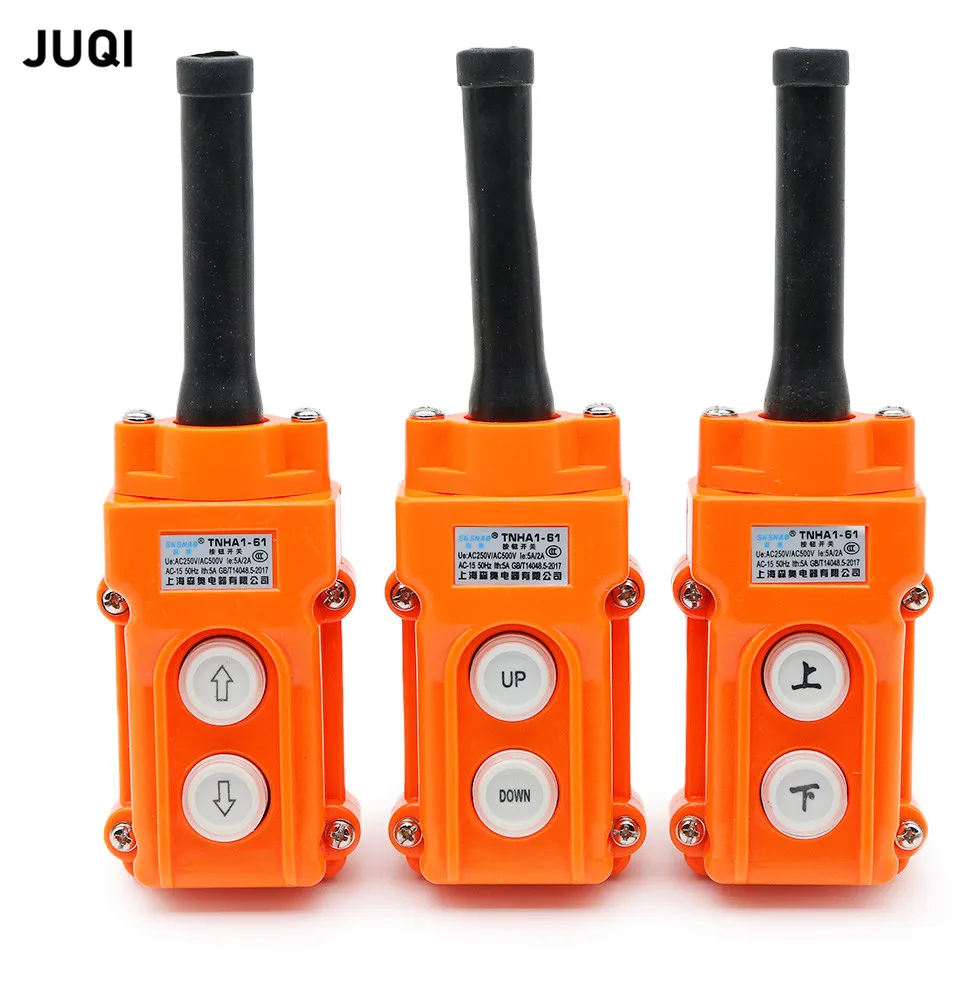 COB-61 Rain proof crane control switch lifting button Self reset ...