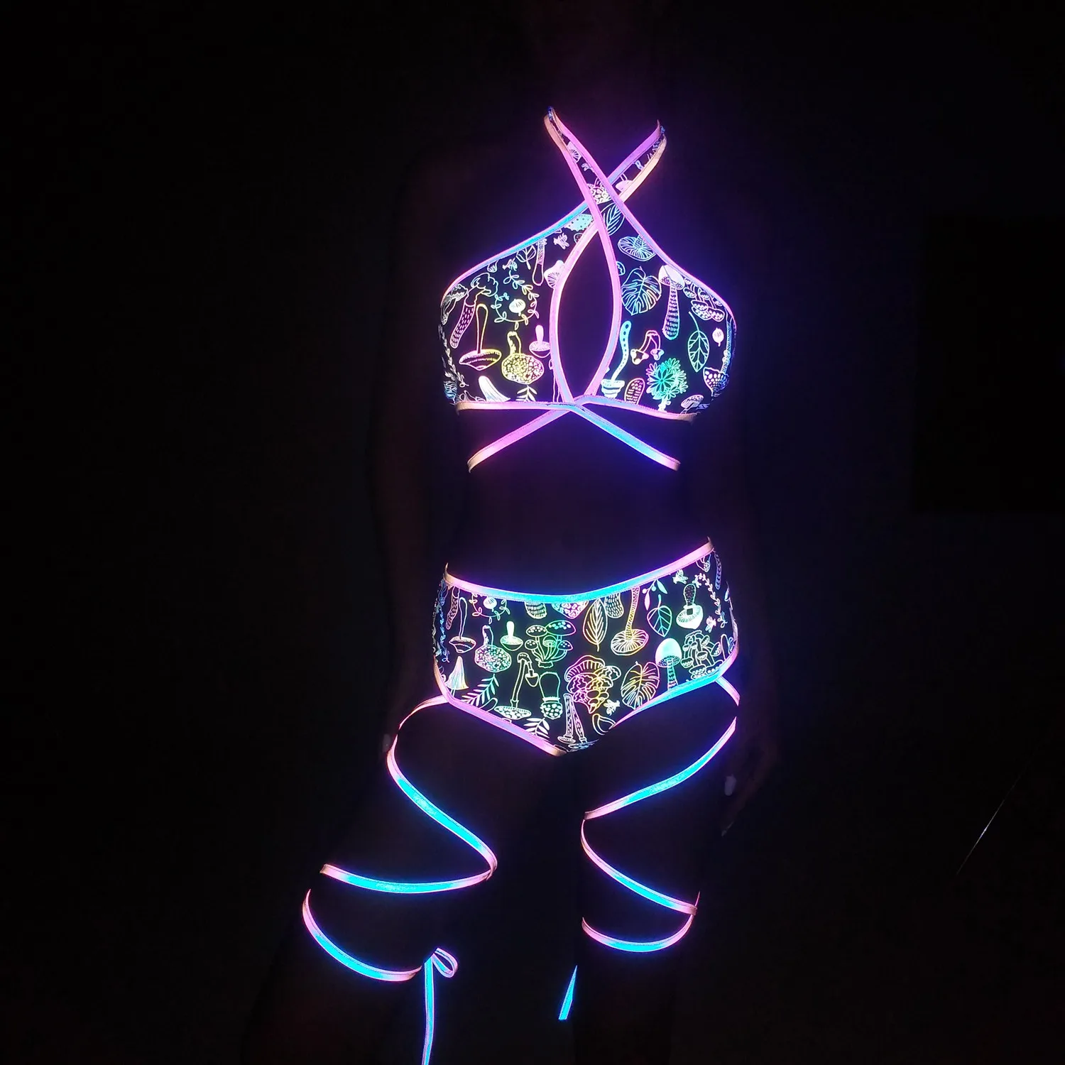 Reflective-Stage-Nightclub-Costume-Party-Rave-Outfit-for-Women-Pole ...