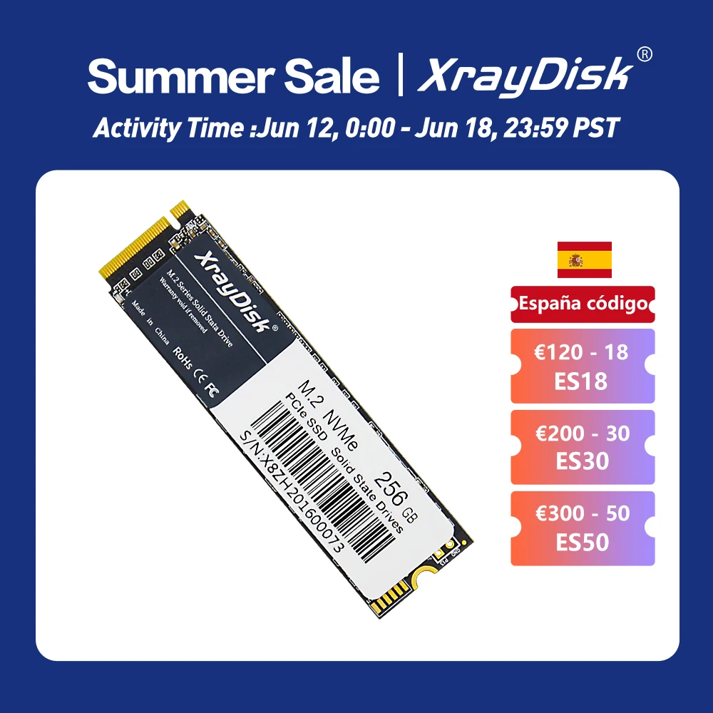 Xraydisk disco duro interno para ordenador de escritorio y portátil, unidad de estado sólido de ...