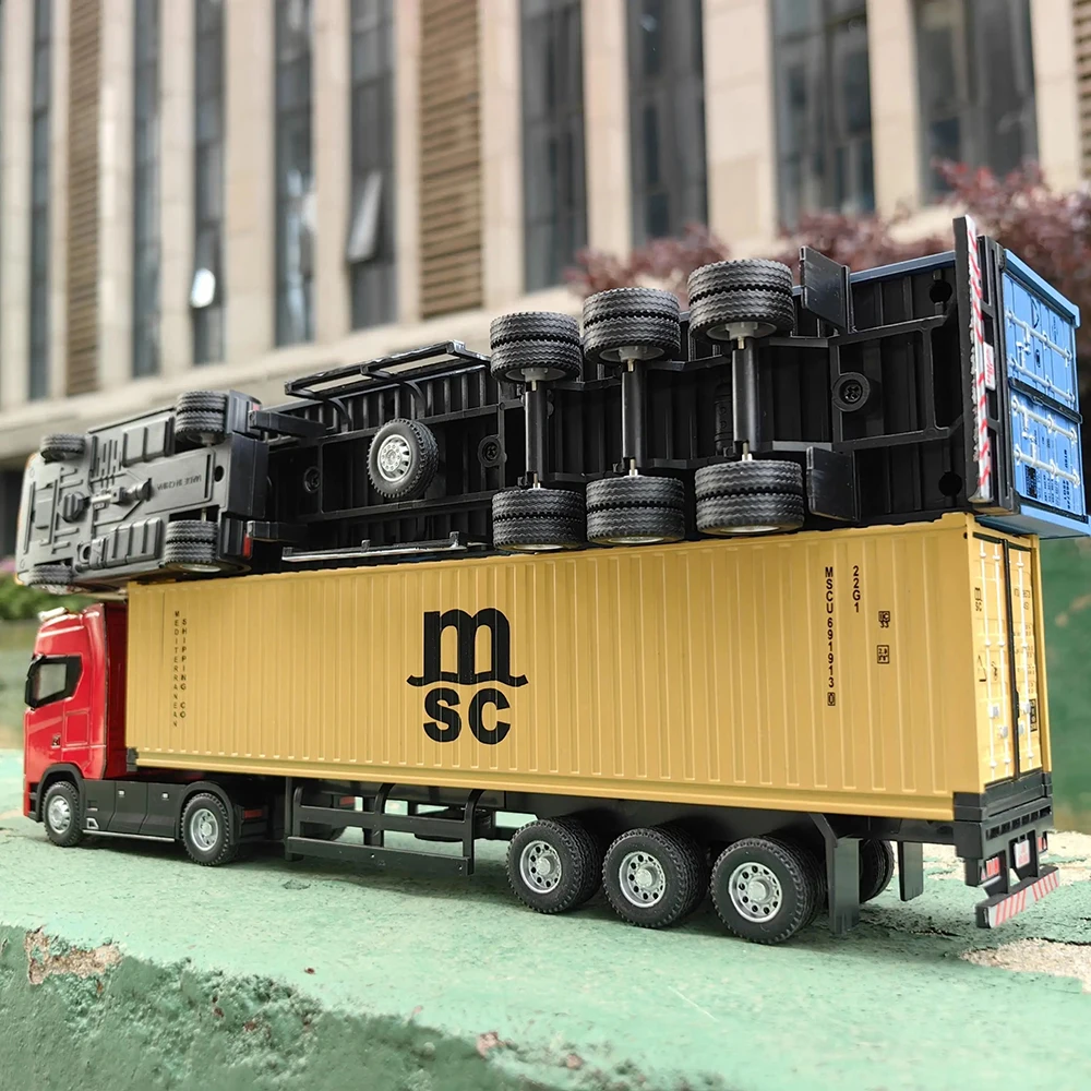 1:50 American Trailer Transport Vehicle Diecast Alloy Front End ...