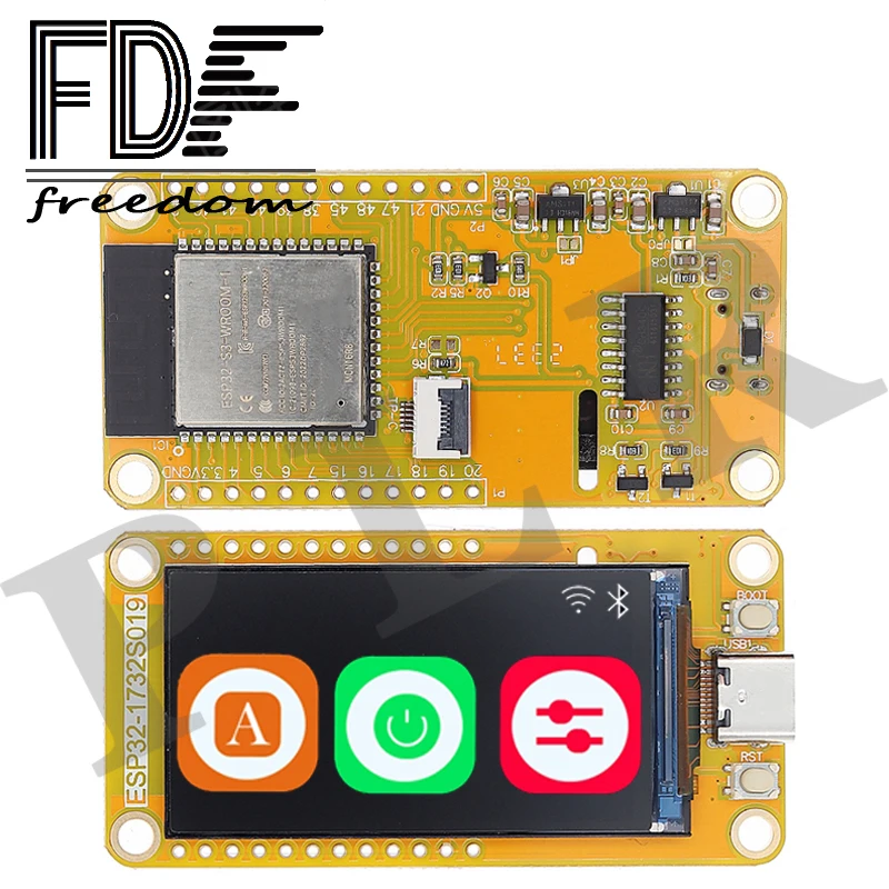 Esp32 S3 Hmi 8m Psram 16m Flash Arduino Lvgl Wifi Bluetooth 1 9 170 320 Smart