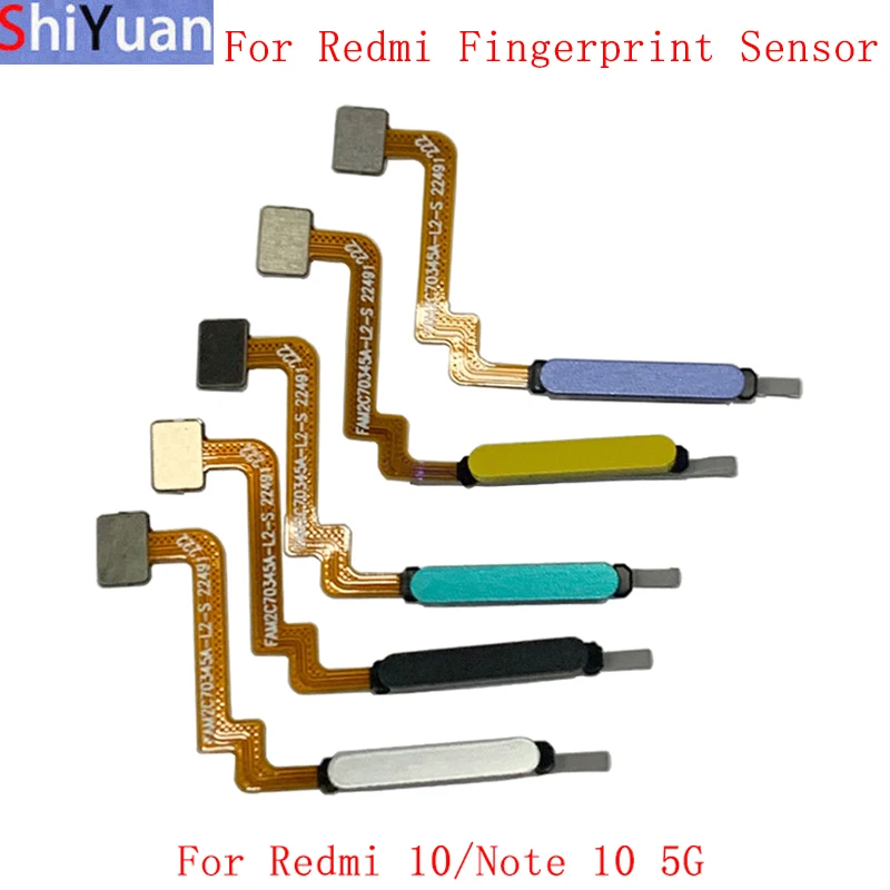 4 Fingerprint Sensor Xiaomi Redmi Note | Flex Cable Fingerprint Scanner ...