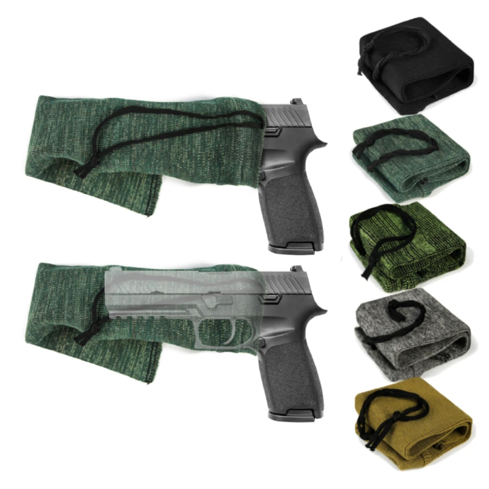 GUGULUZA-36x10cm-14x4-Silicone-Treated-Knit-Gun-Socks-Handgun-Cover ...