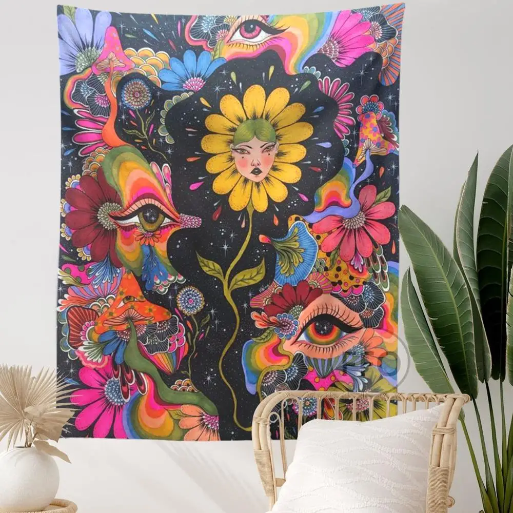 Trippy Flowers Painting
