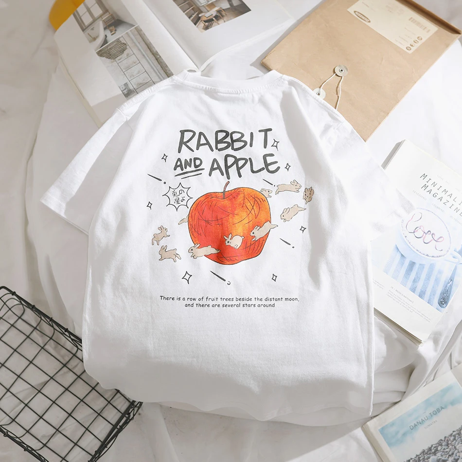 Retro-Trend-Versatile-t-shirt-With-Short-Sleeves-Summer-Fashion-Label ...