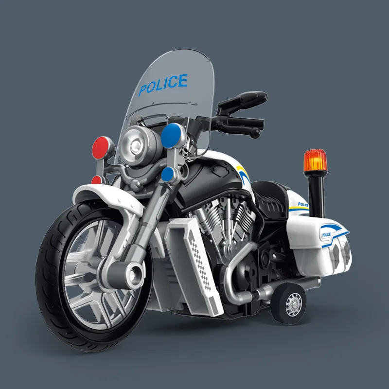 Creative-Police-Patrol-Car-Simulation-Police-Car-Motorcycle-Model-Kids ...