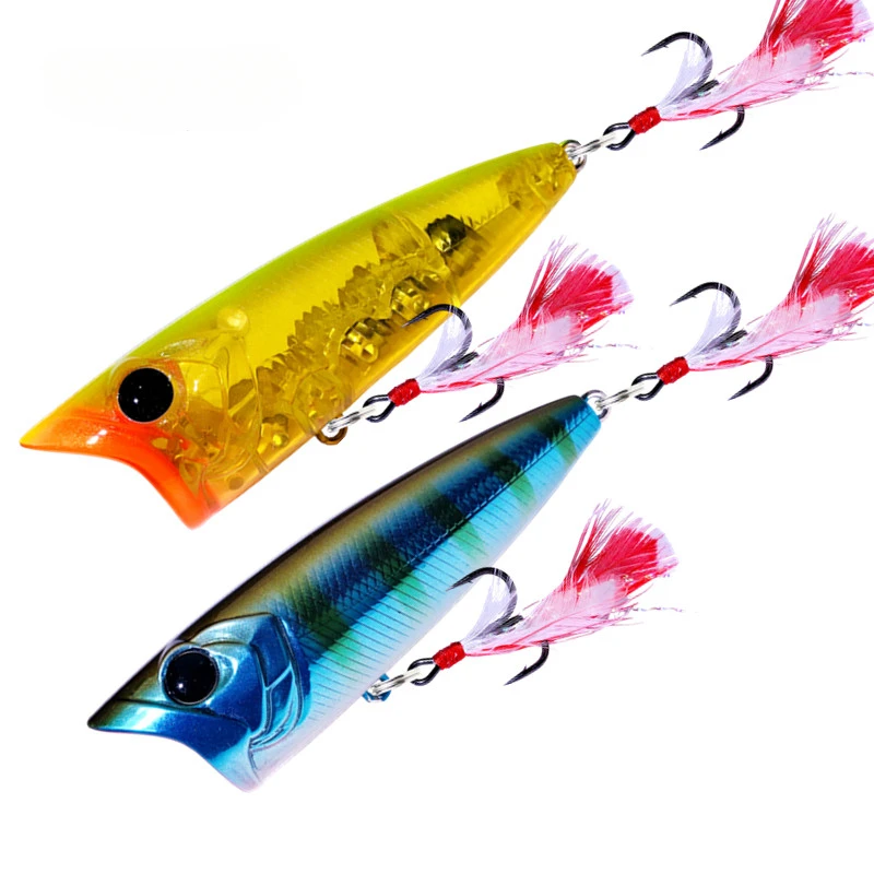 Hard-Popper-Fishing-Lure-Isca-Dura-Topwater-para-Bass-e-Pike-Fundi-o ...
