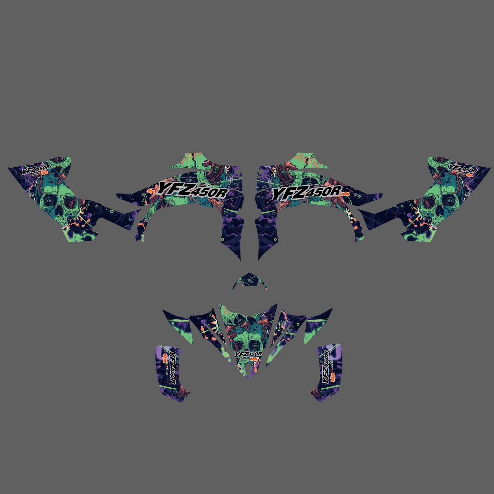 NiceCNC-For-Yamaha-YFZ450R-YFZ-450R-450-R-2014-2015-2016-2017-2018-2019 ...