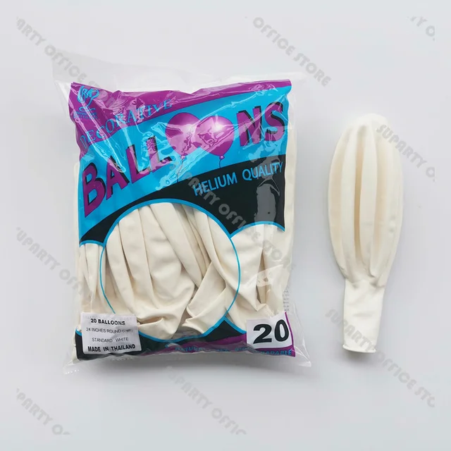 24inch Round Giant Pastel Color Peach Balloon Large Balloons Baby ...