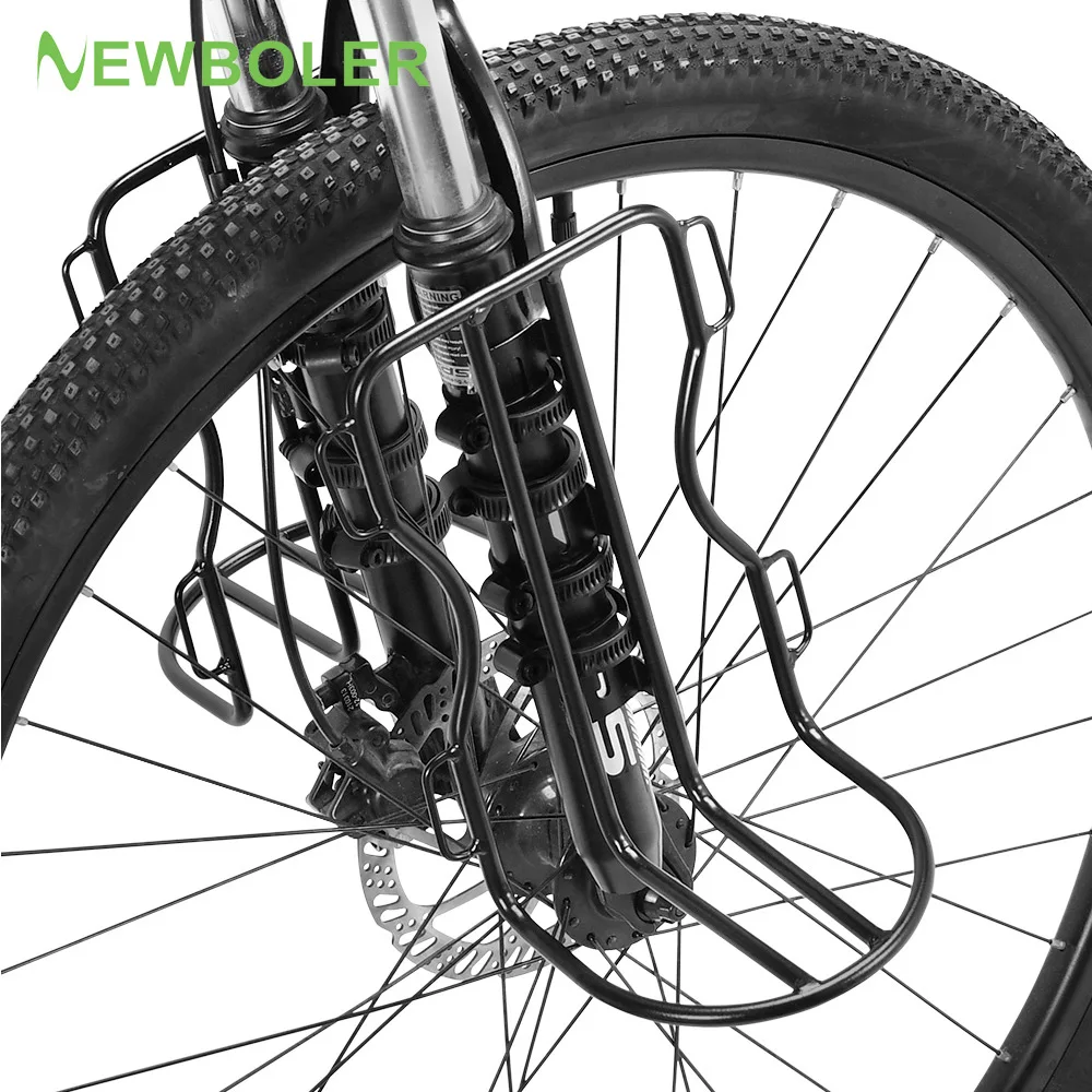 NEWBOLER-Bicycle-Front-Fork-Shelf-With-Metal-Bike-Fork-Bag-MTB-Road ...