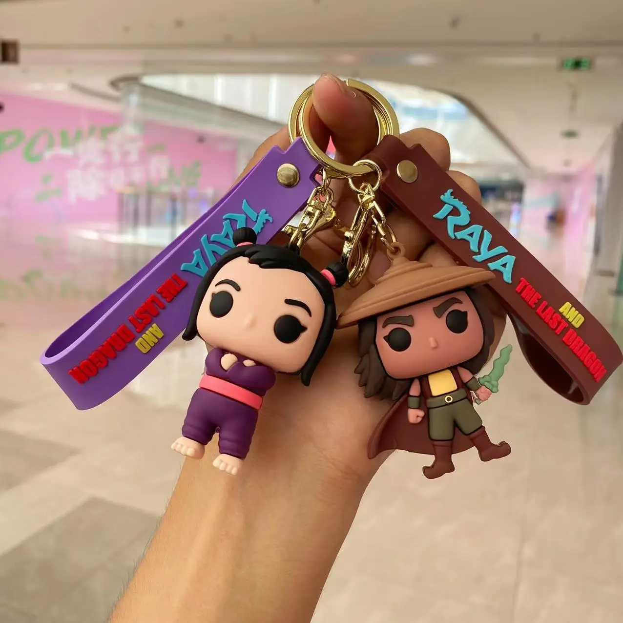 Creative-Cartoon-Disney-Raya-and-The-Last-Dragon-Keychain-Lovely ...