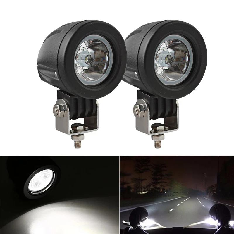 Motorcycle Led Work 2inch Light 10w 12v 24v Mini Auto Truck Atv 4x4 4wd ...