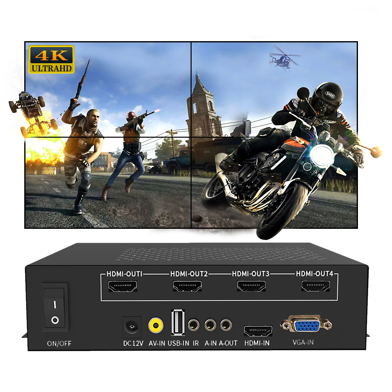 2X2-Hdmi-Video-Wall-Controller-4K-Multi-Scherm-Splicing-Processor ...