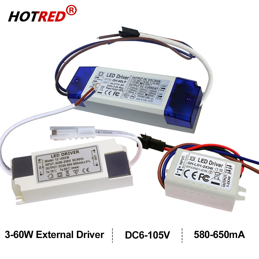 LED-Driver-600mA-650mA-3W10W-20W-30W-36W-40W-50W-60W1-2x3w-6-10x3w-10 ...