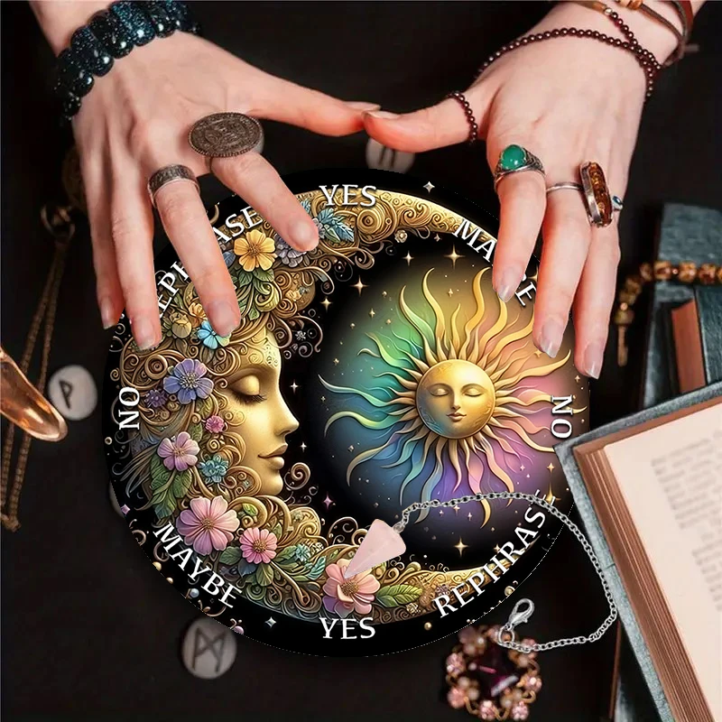 Spirit Swing Pad Colorful Moon and Sun Pendant of Spirit Mysterious ...