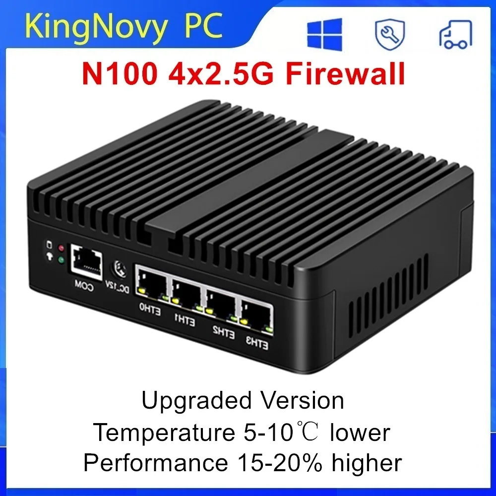 12th-Gen-Intel-N100-4-LAN-Mini-PC-i226-V-2-5G-industrial-Mini-Computer ...