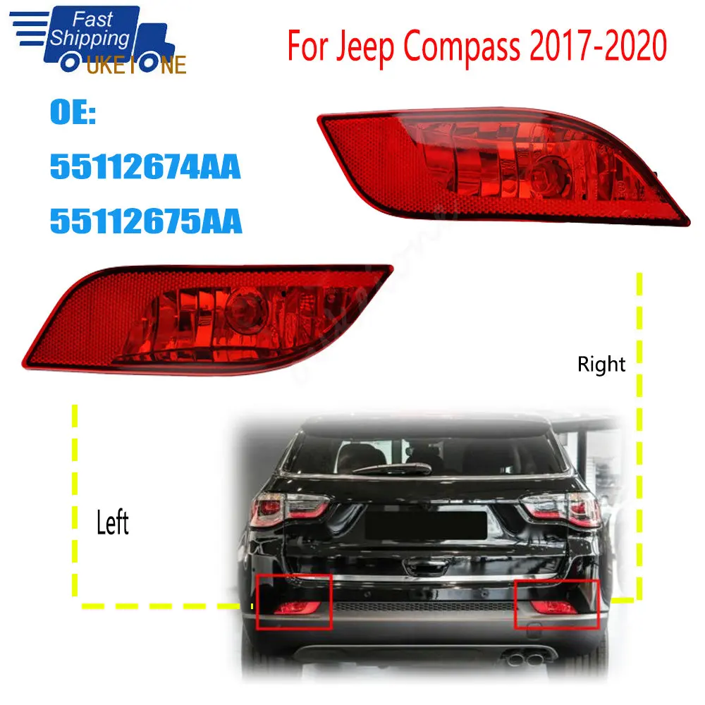Fog-Light-Cover-Rear-Lamp-Part-55112674AA-55112675AA-for-Jeep-Compass ...