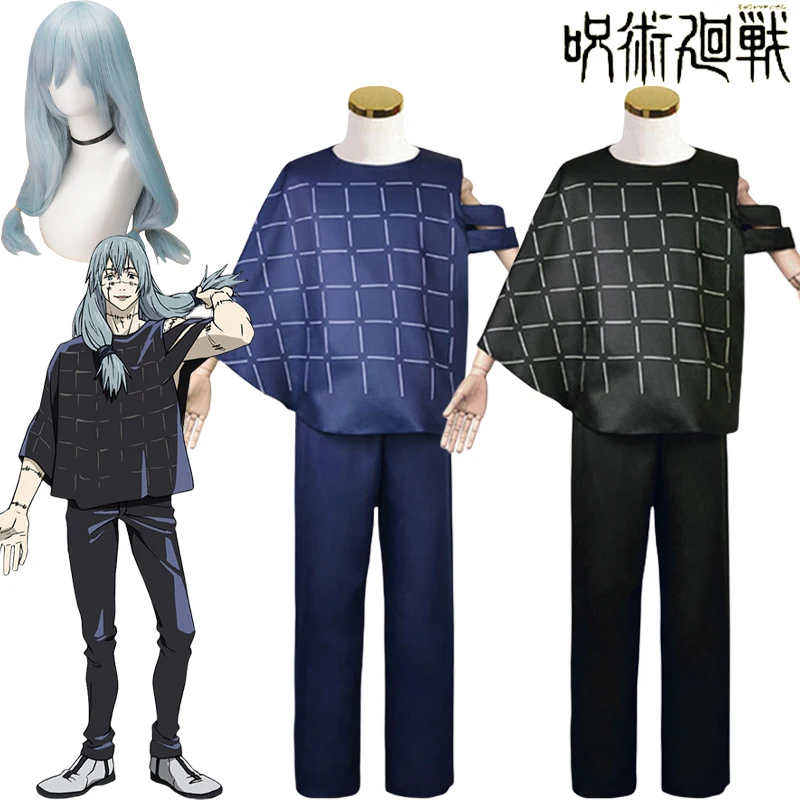 Anime-Mahito-Cosplay-Costume-Jujutsu-Kaisen-Cosplay-Uniform-Black-Blue ...