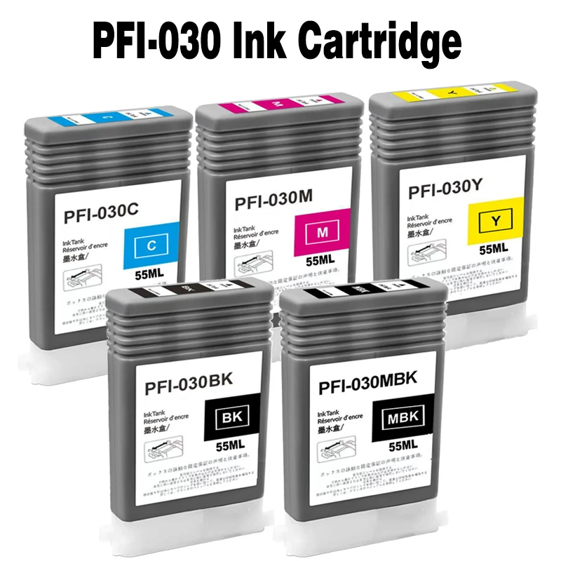PFI-030 PFI 030 pfi030 Ink Cartridge Full With Pigment Ink For Canon ...