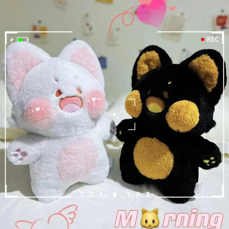 30/40cm Dudu Cat Doll Plush Toy Kawaii Fox Stuffed Plushie Soft Kitten ...