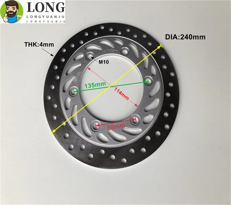 240-mm-Dia-High-quality-front-Brake-Disc-Motorcycle-Front-Brake-Disc ...