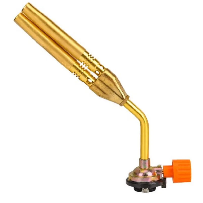 Copper Flame Gu Butan Gas Burner Maker Torch Gas Torch Flame Gun Double ...