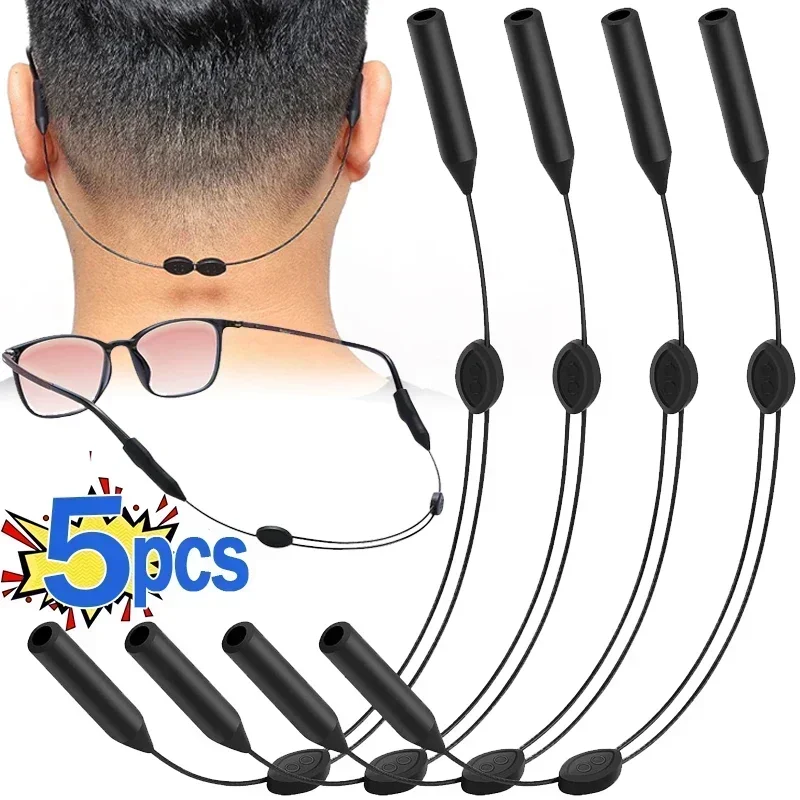 1-5pcd-Black-Fashion-Anti-slip-Eyewear-Retainer-Sports-Sunglasses ...
