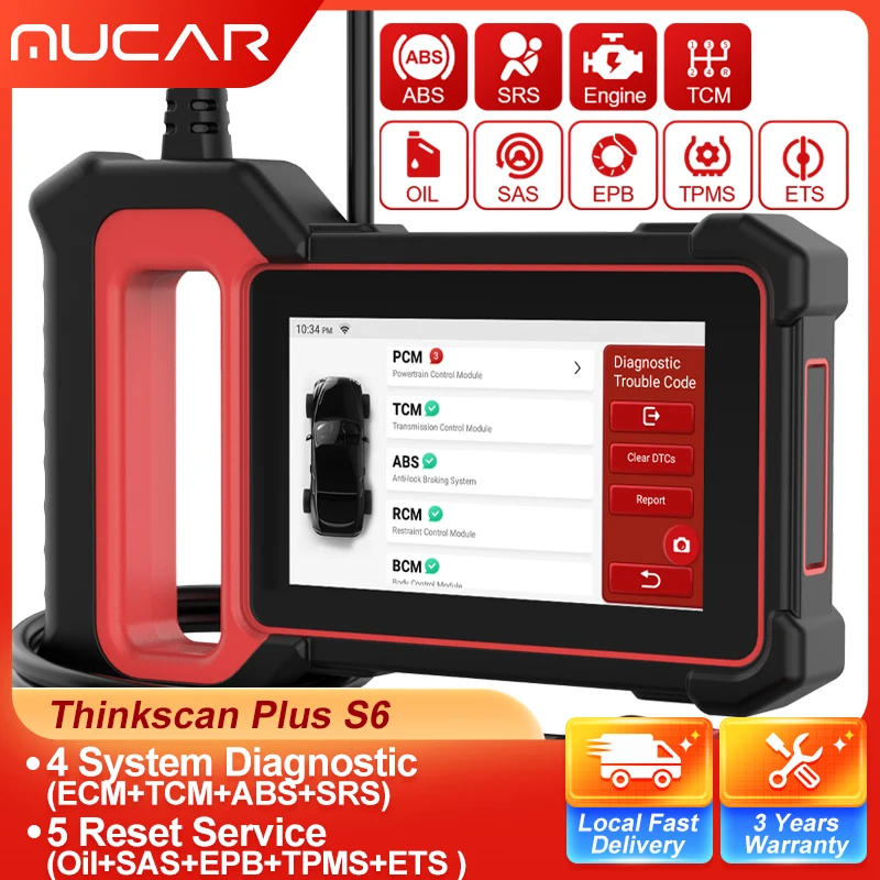 THINKCAR Thinkscan Plus S7/S6/S4 Obd2 Scanner Car Scanners Diagnostic ...