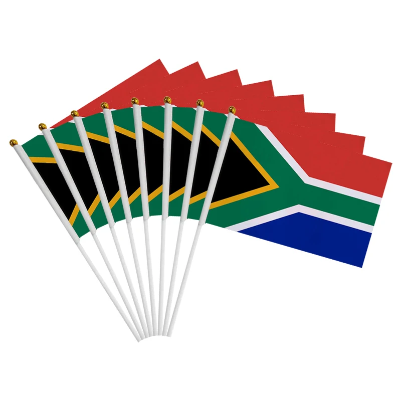 100pcs-lot-aerlxemrbrae-Custom-South-Africa-Hand-Flag-14-x-21-cm-Double ...