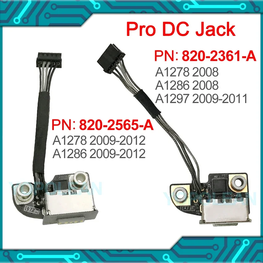 Original Power DC Jack For Macbook Pro 13" 15" A1278 A1286 A1297 820 ...