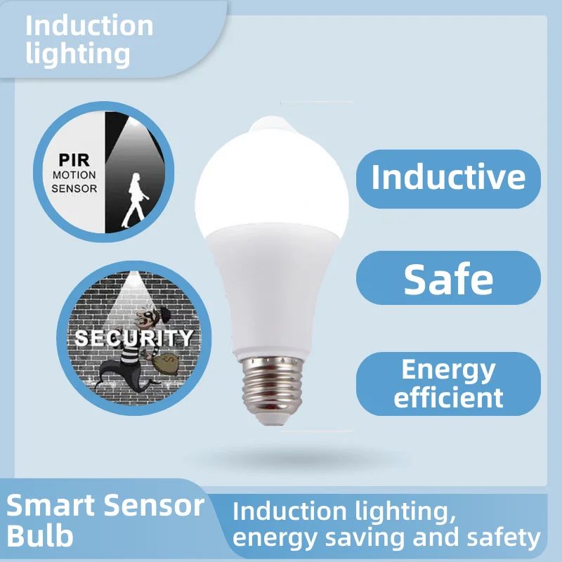 LED-Human-Sensor-E27-Light-Bulb-Intelligent-Human-Infrared-Corridor ...