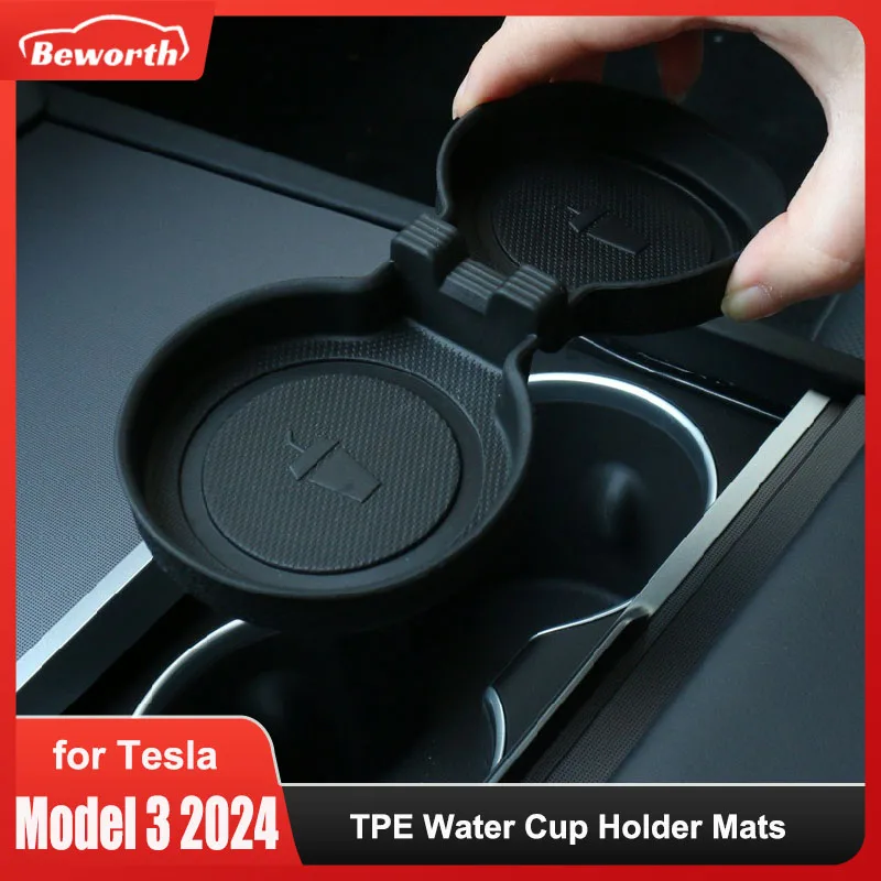 Tappetino-per-tazza-d-acqua-per-Tesla-Model-3-Highland-2024-tappetino ...