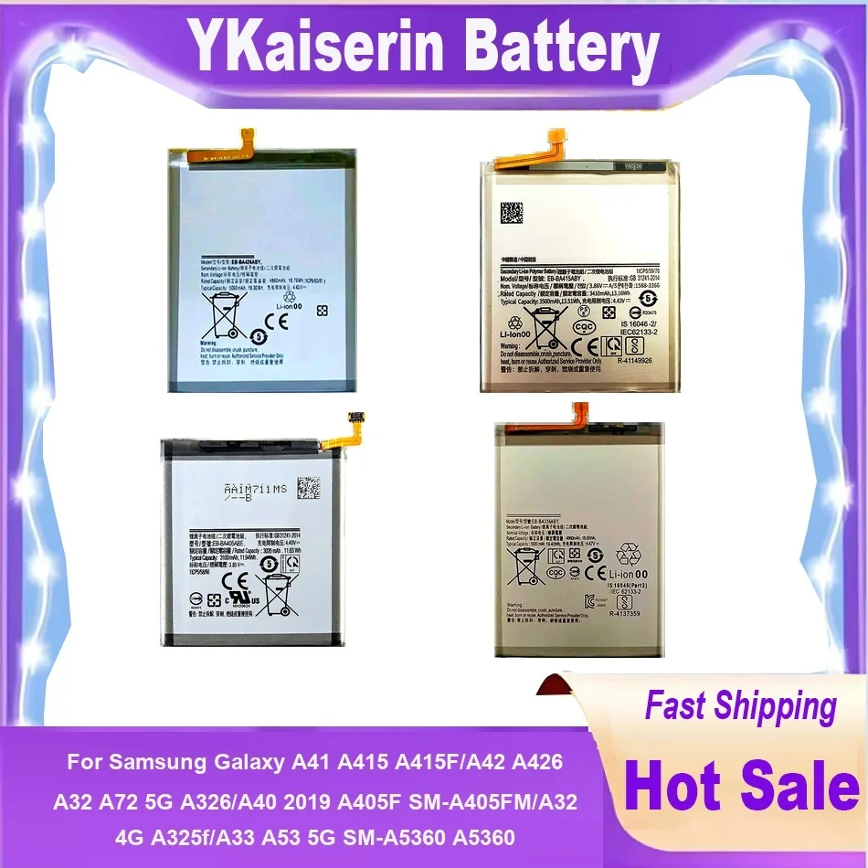 Mobile Phone Battery For Samsung Galaxy A32 4G A325f/A33 A53 SM-A5360 ...
