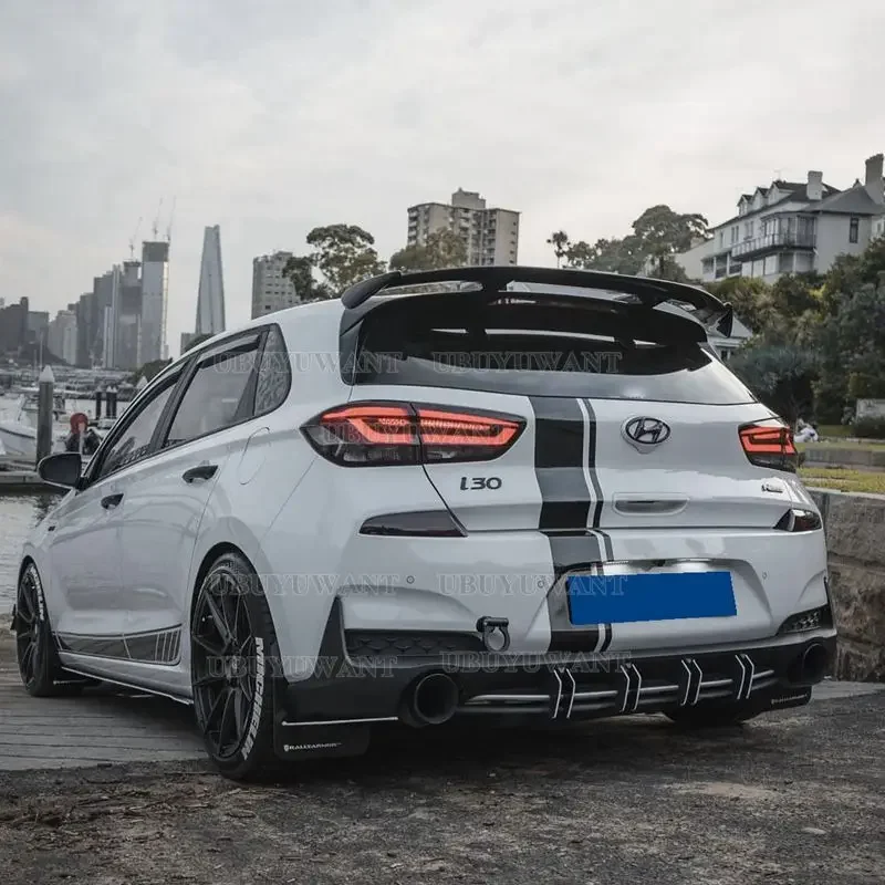 Use-For-2013-2016-Hyundai-I30-Spoiler-ABS-Plastic-Carbon-Fiber-Look ...