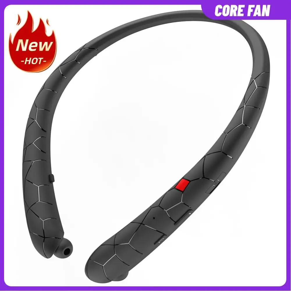 Neckband Headset Waterproof Workout Headphones Bluetooth-Compatible5.0 ...