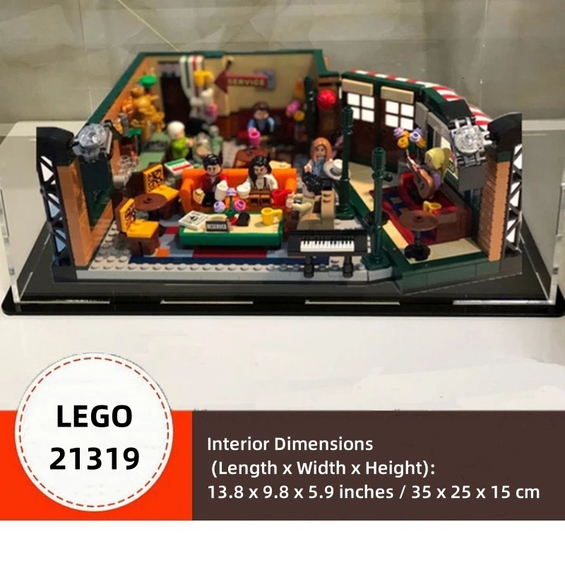 Clear-Acrylic-Display-Case-for-Lego-21319-Friends-Central-Perk ...