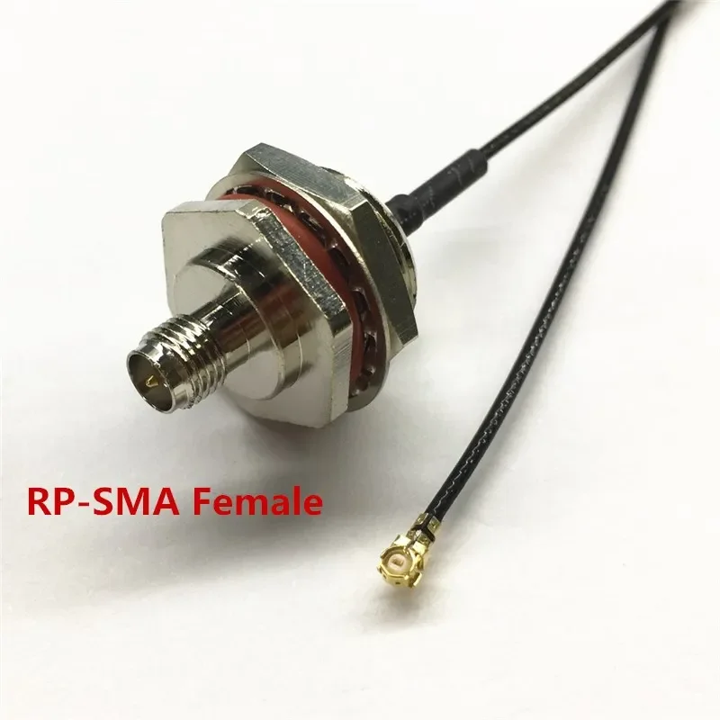 1Pcs SMA / RP-SMA Female M16 Bulkhead to for UF.L Female Waterproof 1. ...