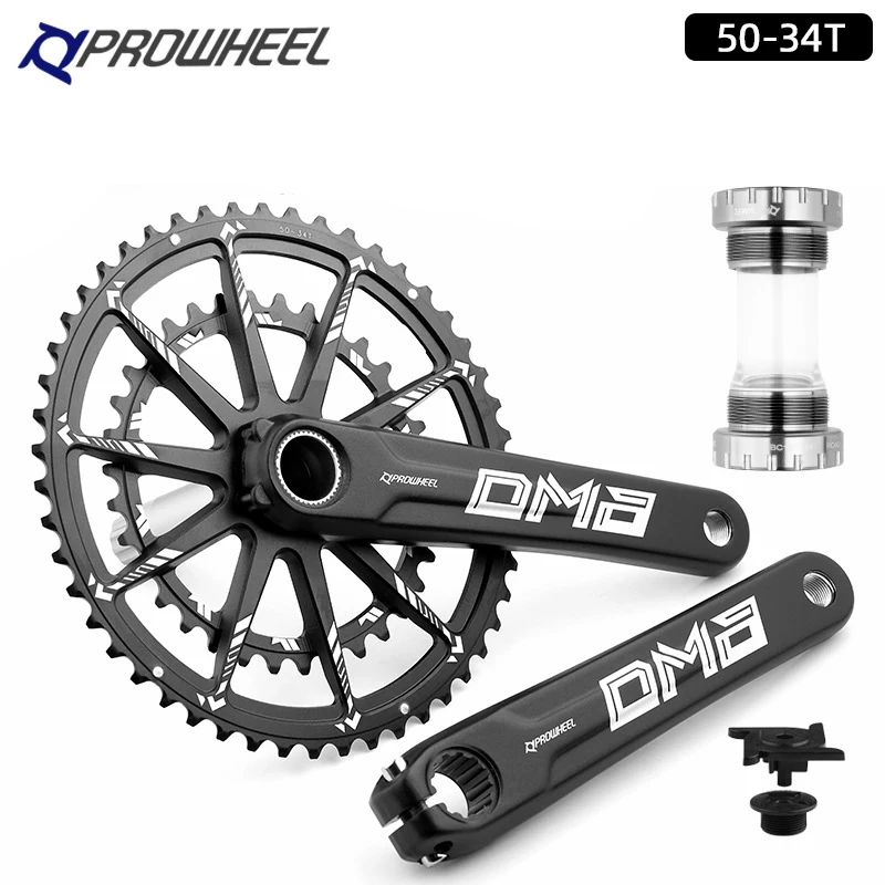 PROWHEEL12-speed-road-bike-hollow-integrated-crankset-34T-50T-double ...